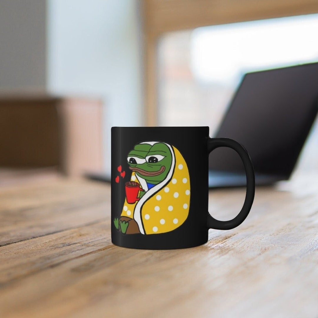 Peepo Black Coffee Mug,pepe the Frog Mug, Coffee Peepo Mug,birthday ...