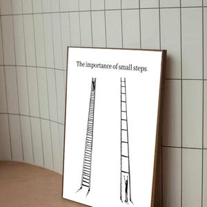 The Importance of Small Steps Printable,motivational Wall Printables ...