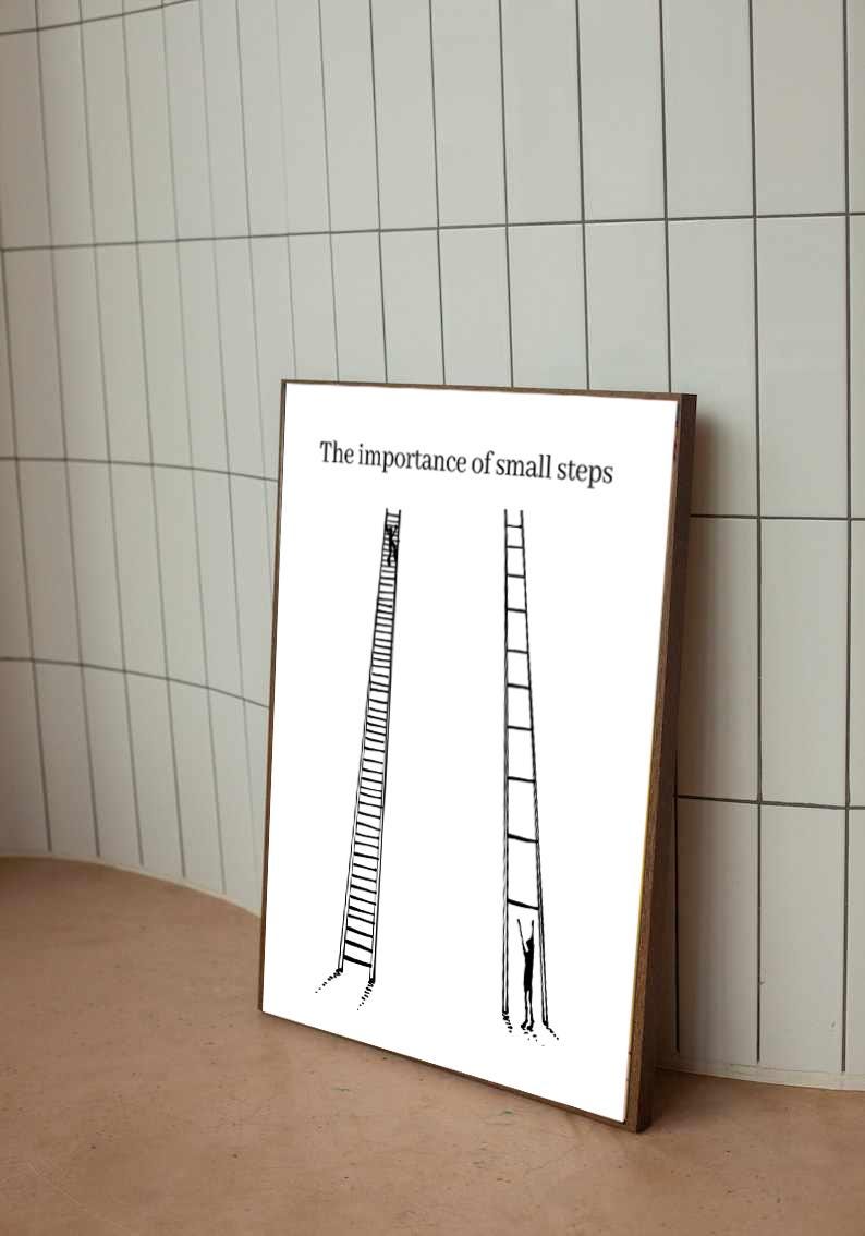 The Importance of Small Steps Printable,motivational Wall Printables ...