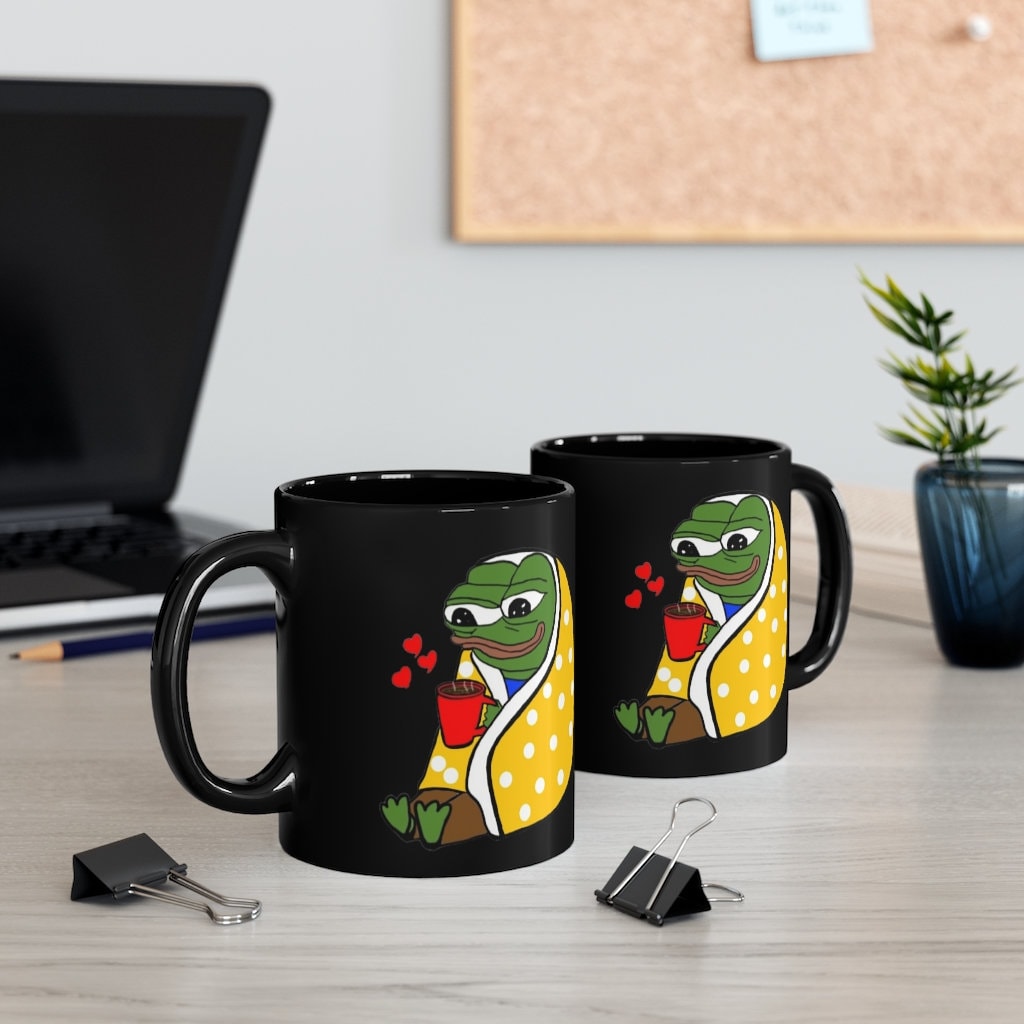 Peepo Black Coffee Mug,pepe the Frog Mug, Coffee Peepo Mug,birthday ...