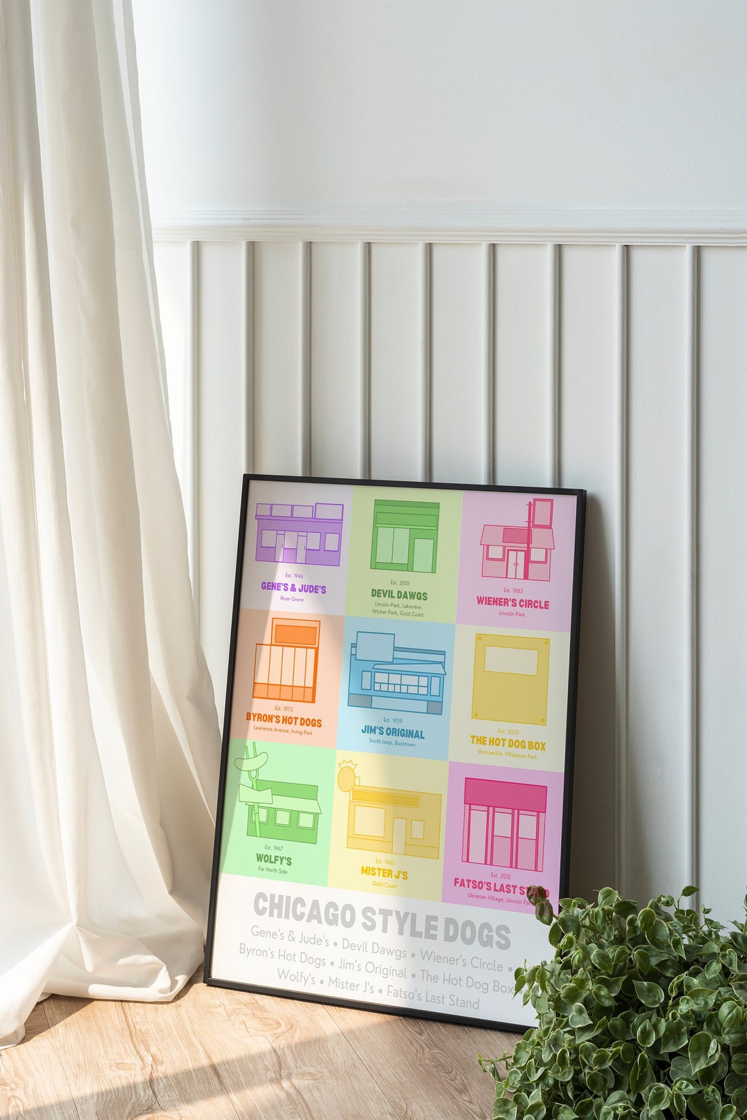 Chicago Style Dogs - Etsy