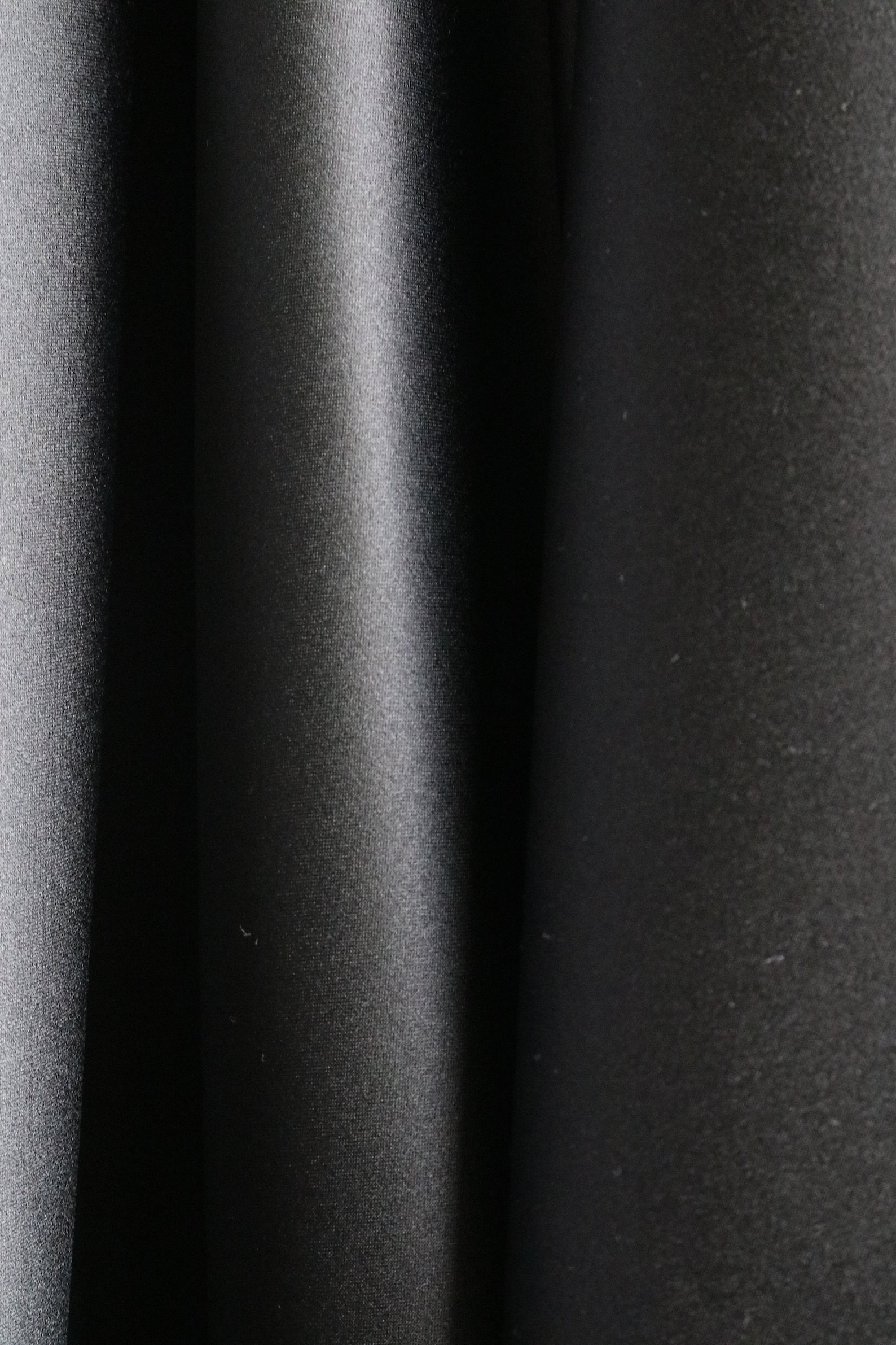 Black High Quality Matt Duchess Satin Fabric, Classique Duchess Satin ...