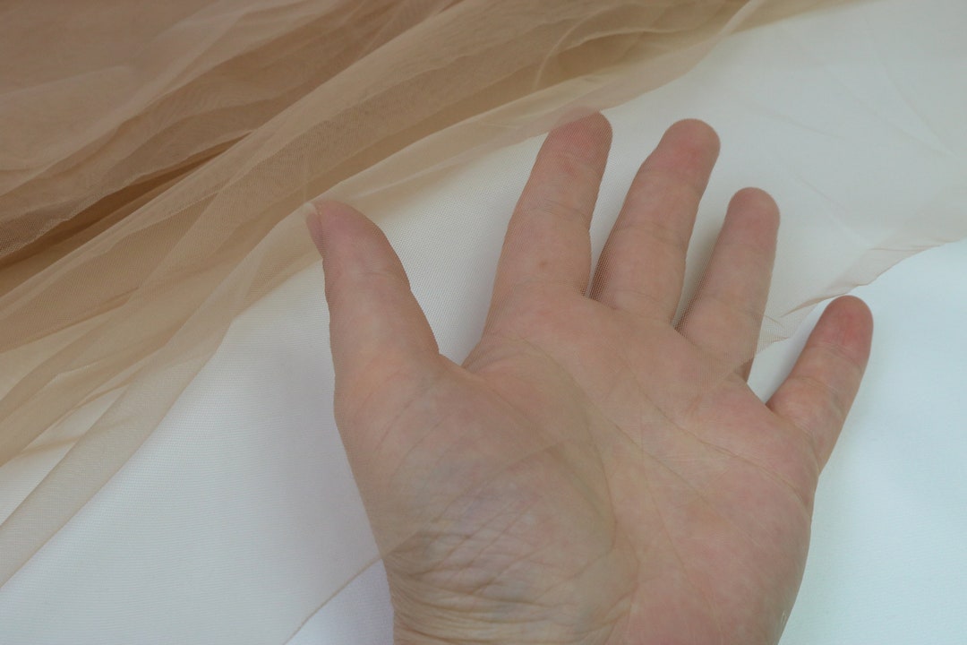 Illusion Mesh Fabric, Skin Colour Soft Stretch Mesh, Illusion Tulle ...