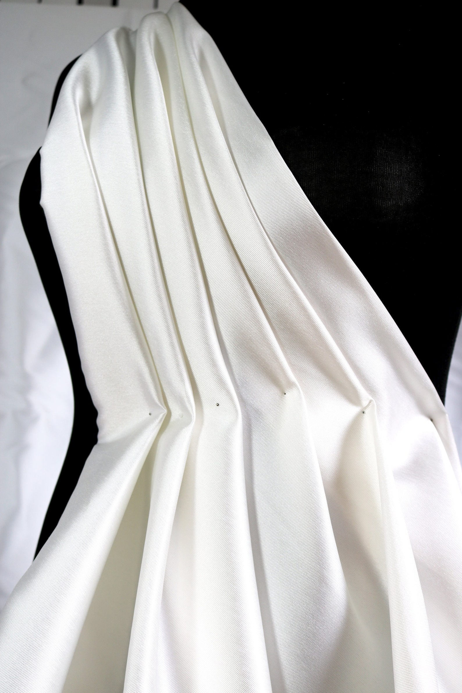 Luxurious Mikado Satin fabric Ivory Mikado Fabric Bridal | Etsy