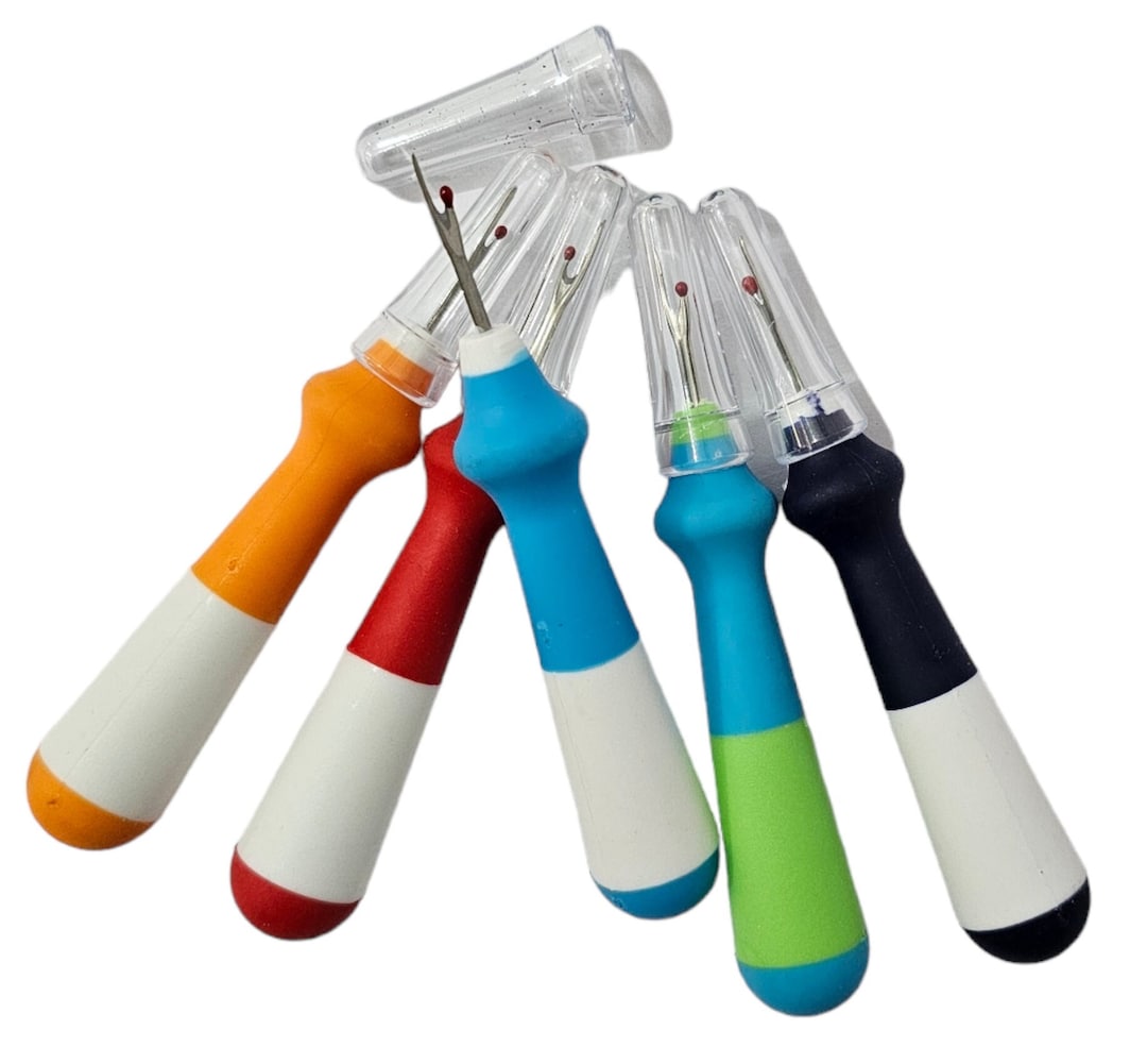 Comfort Easy Soft Grip Seam Ripper, Colorful Large Thread Remover Tool ...