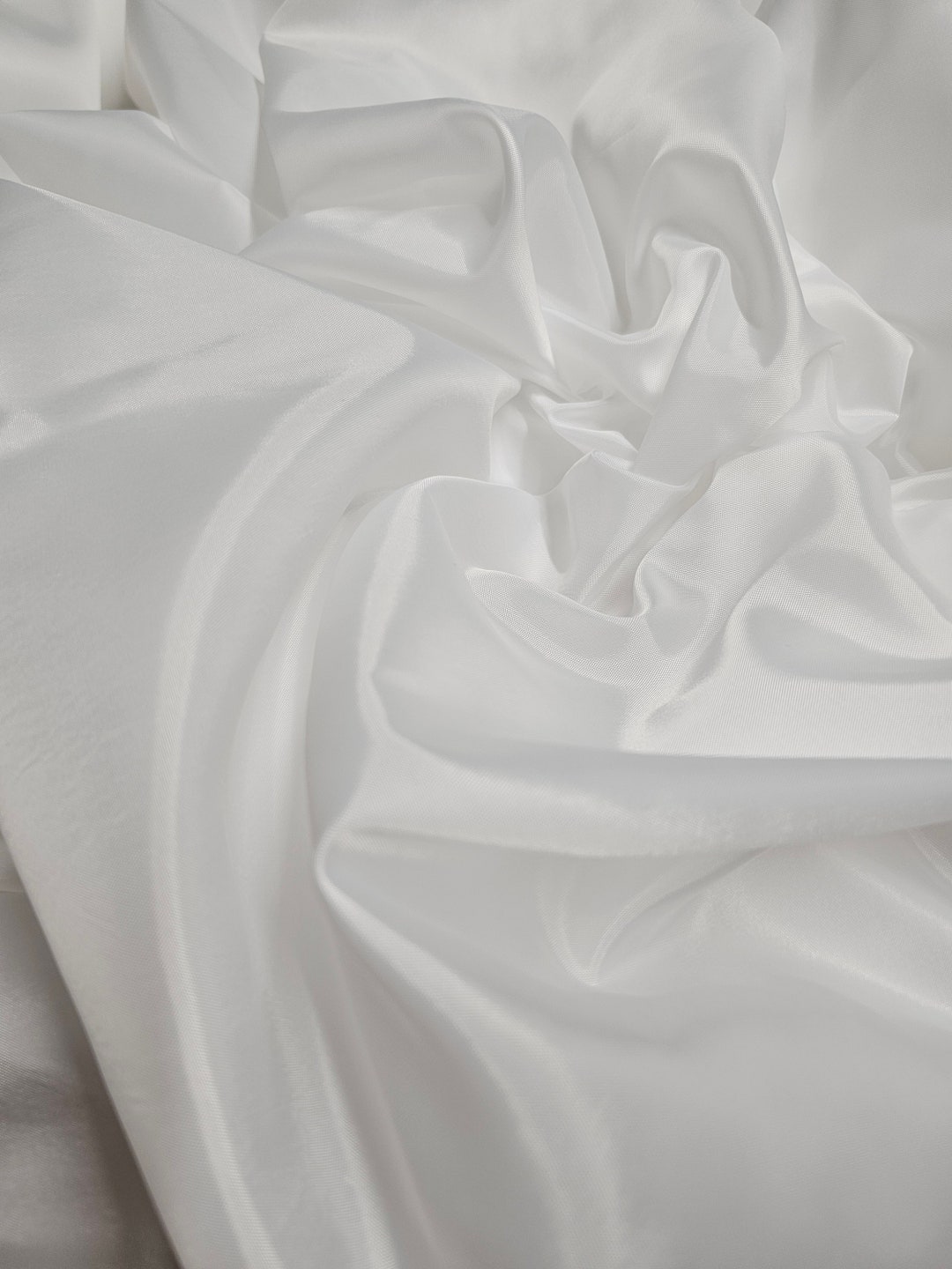 Premium Quality Soft Anti Static Lining Fabric, Soft Ivory Polyester ...