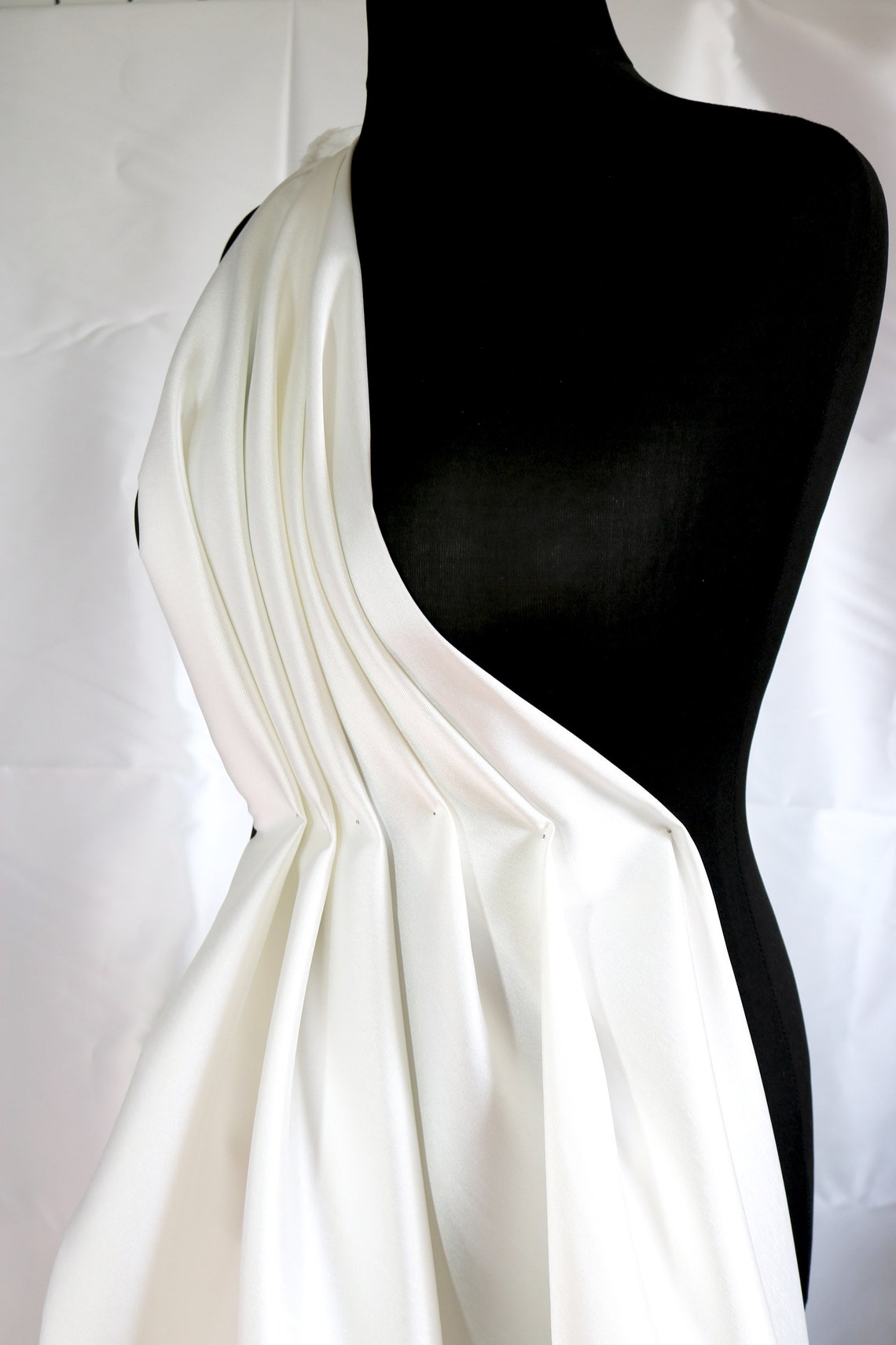 Luxurious Mikado Satin Fabric Ivory Mikado Fabric Bridal - Etsy Australia