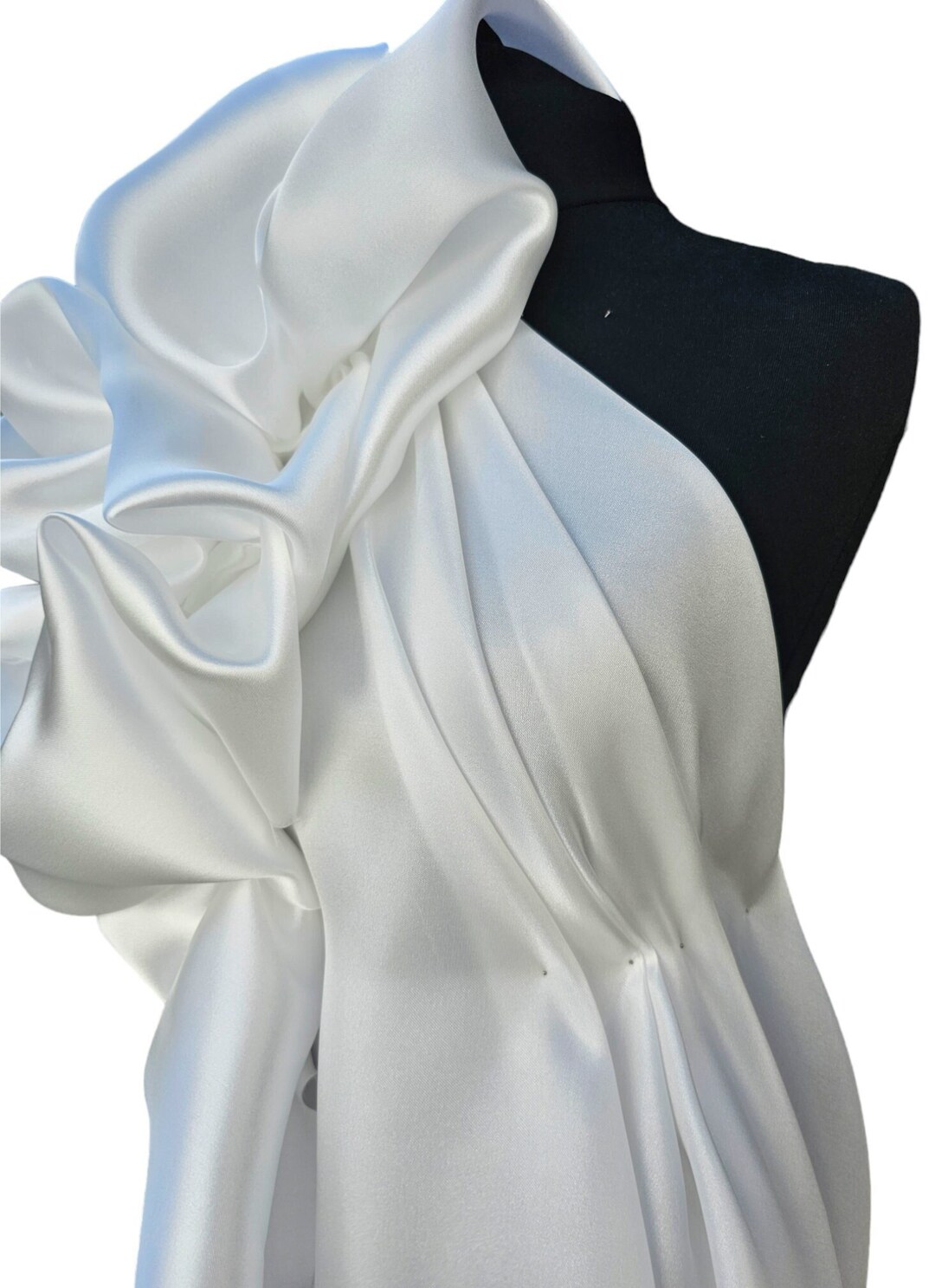 3 Meters Wide Luxurious Semi Sheer Glossy Satin Taffeta Fabric, Soft ...