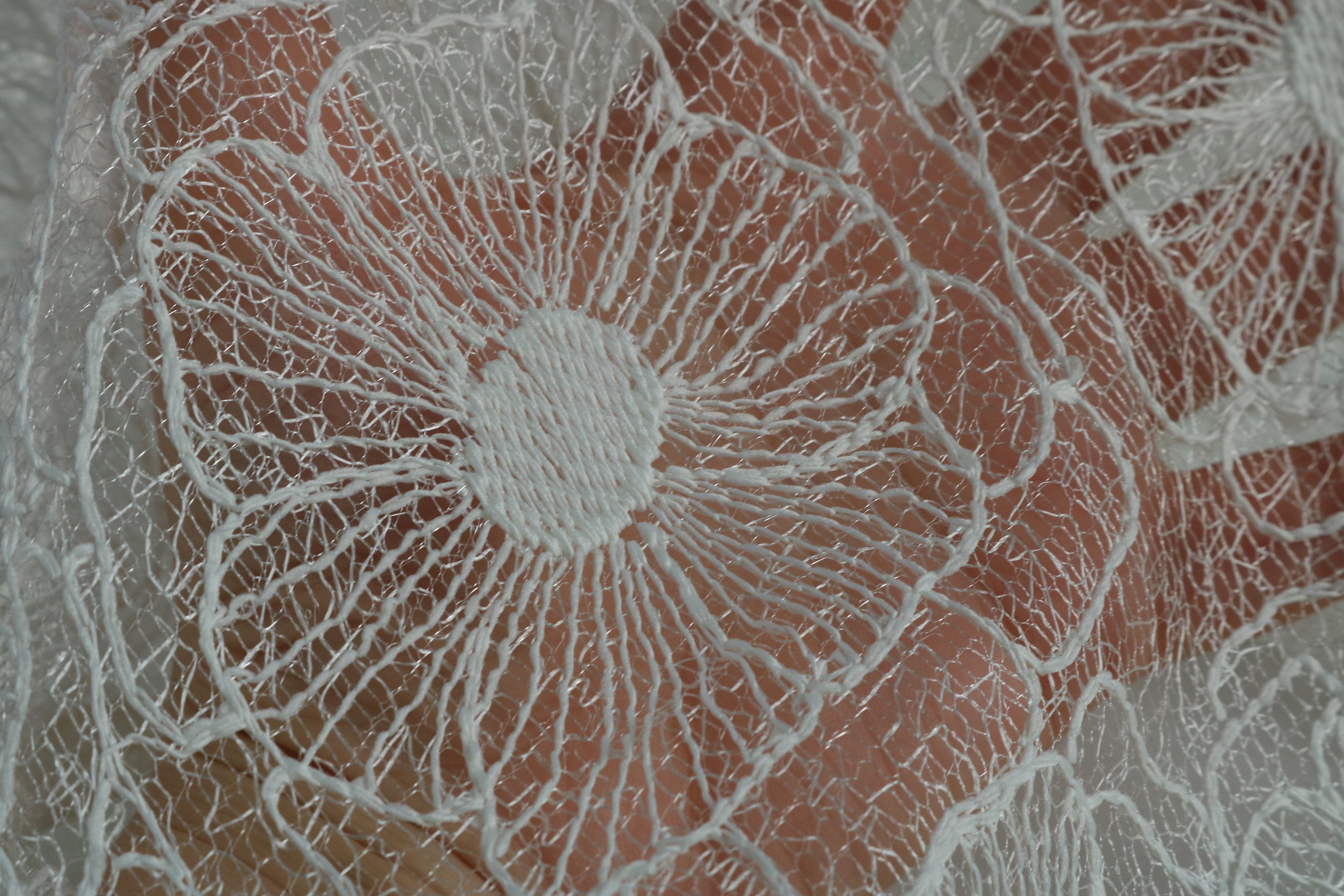 Embroidery Lace Fabric Bridal Lace Fabric Ivory Floral Lace | Etsy