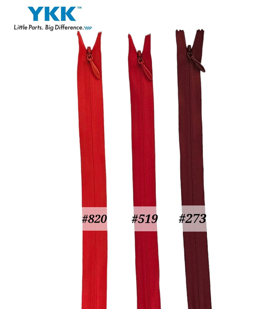 YKK Invisible Zipper #3, Invisible Concealed Zip, Invisible Zipper ...