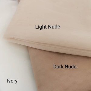 Illusion Mesh Fabric, Skin Colour Soft Stretch Mesh, Illusion Tulle ...