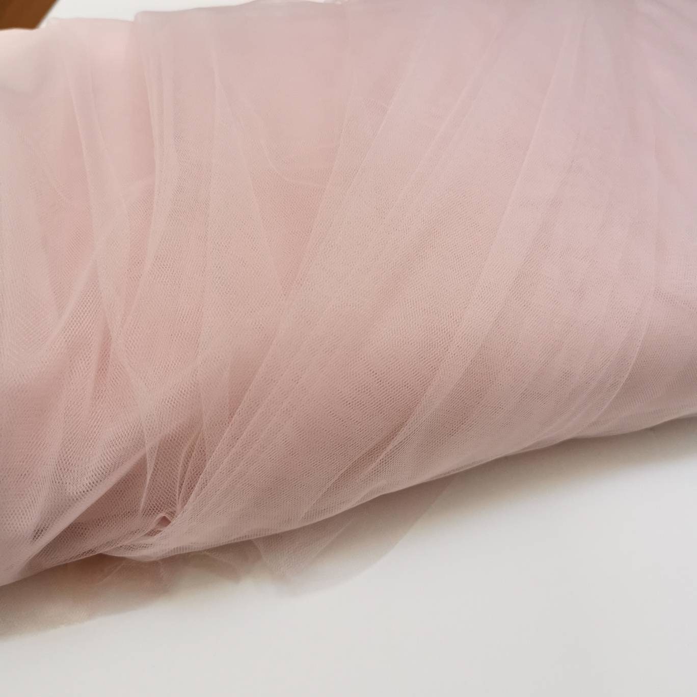 Blush Pink Soft Tulle Fabric, 118" / 3m Wide, Mesh Fabric, Extra Soft ...
