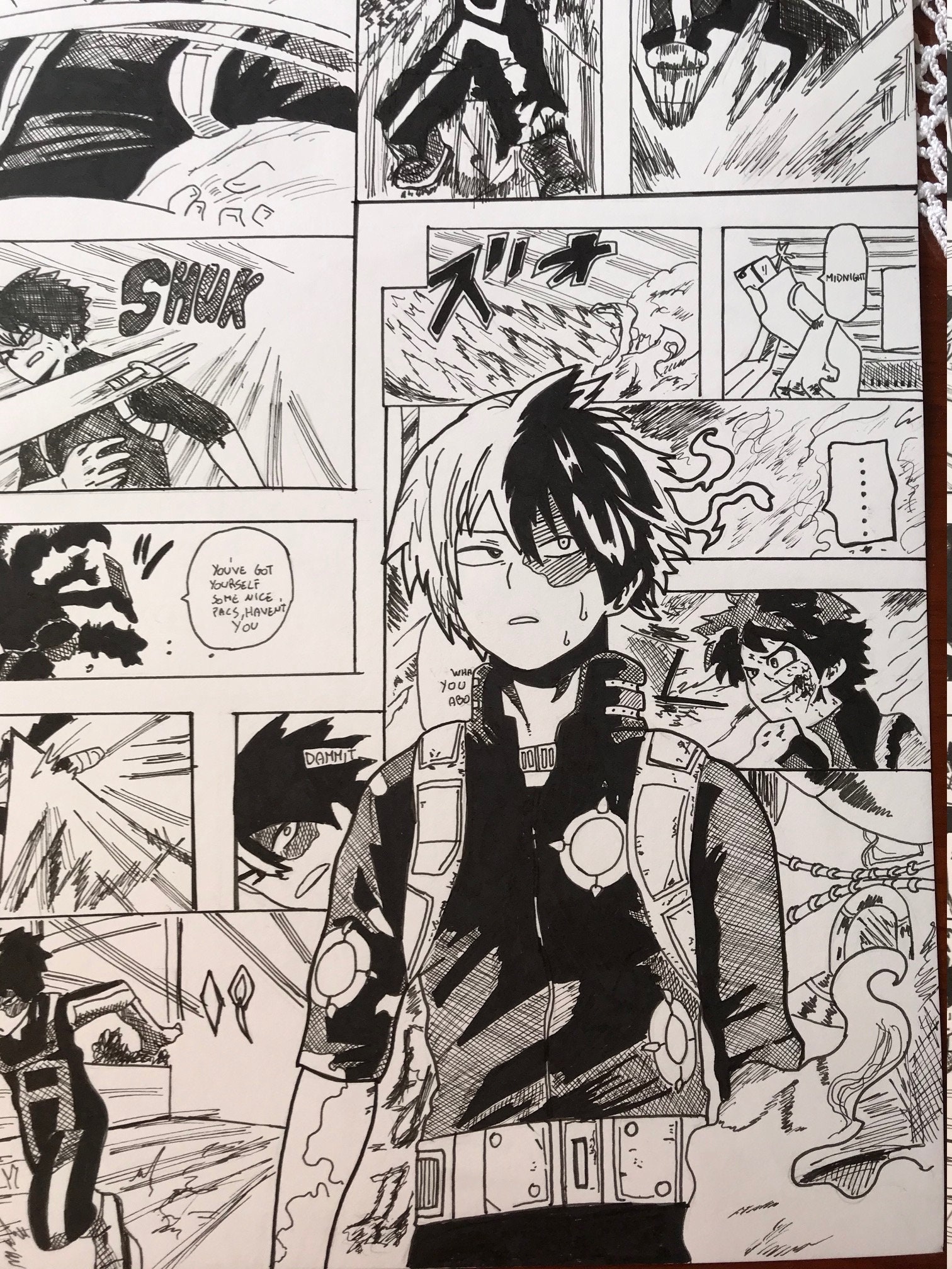 Todoroki Handmade Manga PRINT - Etsy