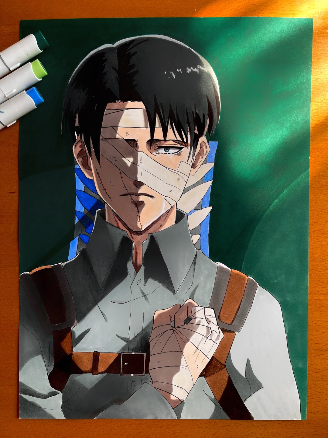 Levi Ackerman ORIGINAL DRAWING - Etsy