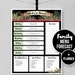Printable Winter Dinner Menu | Planner | Grocery List | Christmas ...