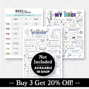 All About My Mom or Grandma Questions, Mother's Day Kids Interview Gift ...