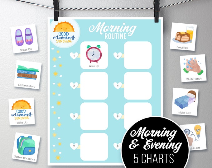 Family SUMMER Schedule, Kids To-do List, Daily & Weekly Colorful Chore ...