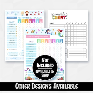 Morning & Evening Chart for Little Kids, Toddler Child Preschool ...