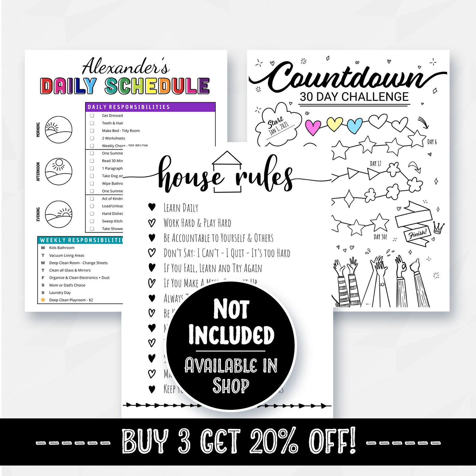 Dirt Progress and Reward Chart Reading Brushing Teeth - Etsy