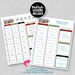 Christmas Family Chore Charts | Printable | Weekly & Daily Tasks | 2-3 ...
