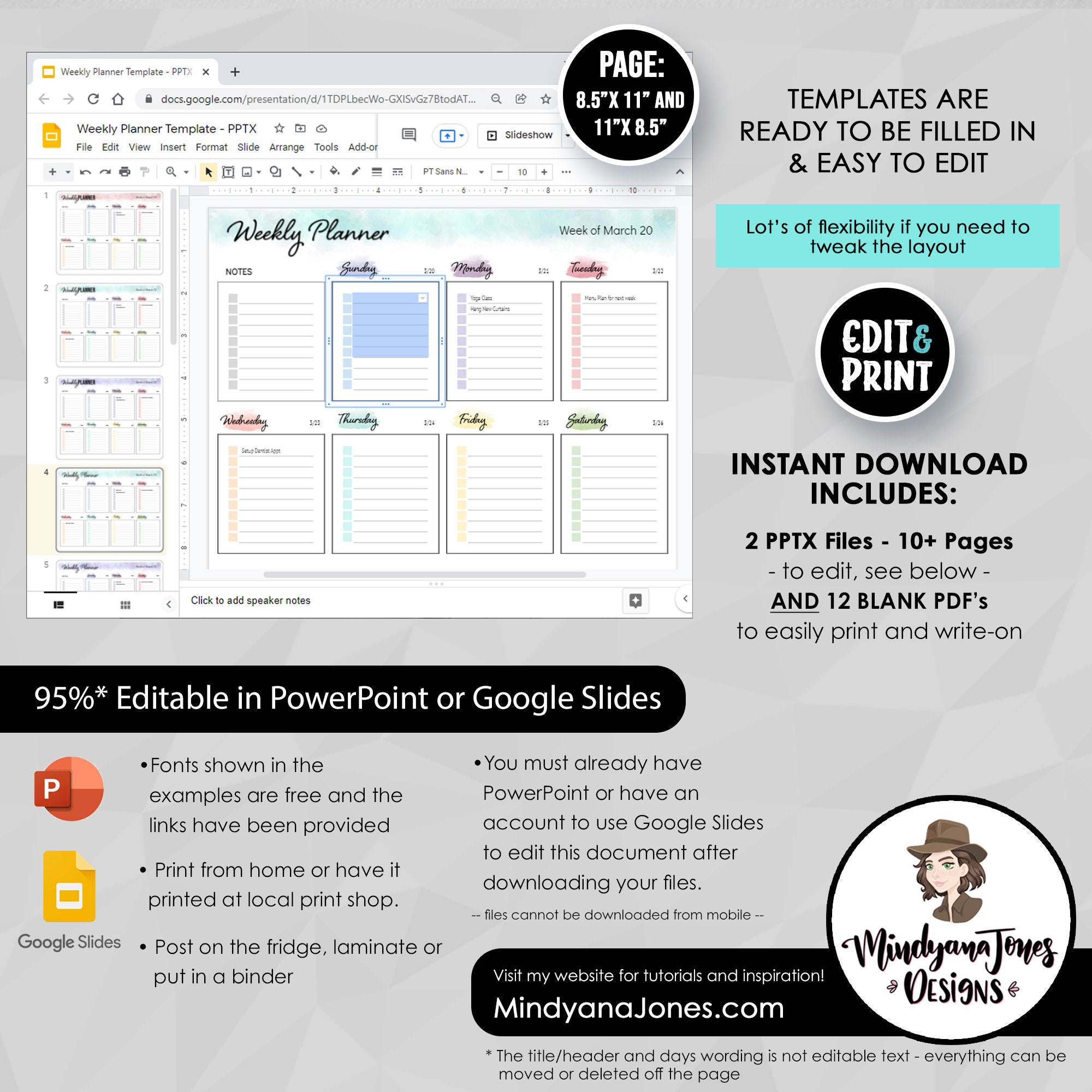 Create a Weekly Planner Checklist Editable Printable To-do - Etsy