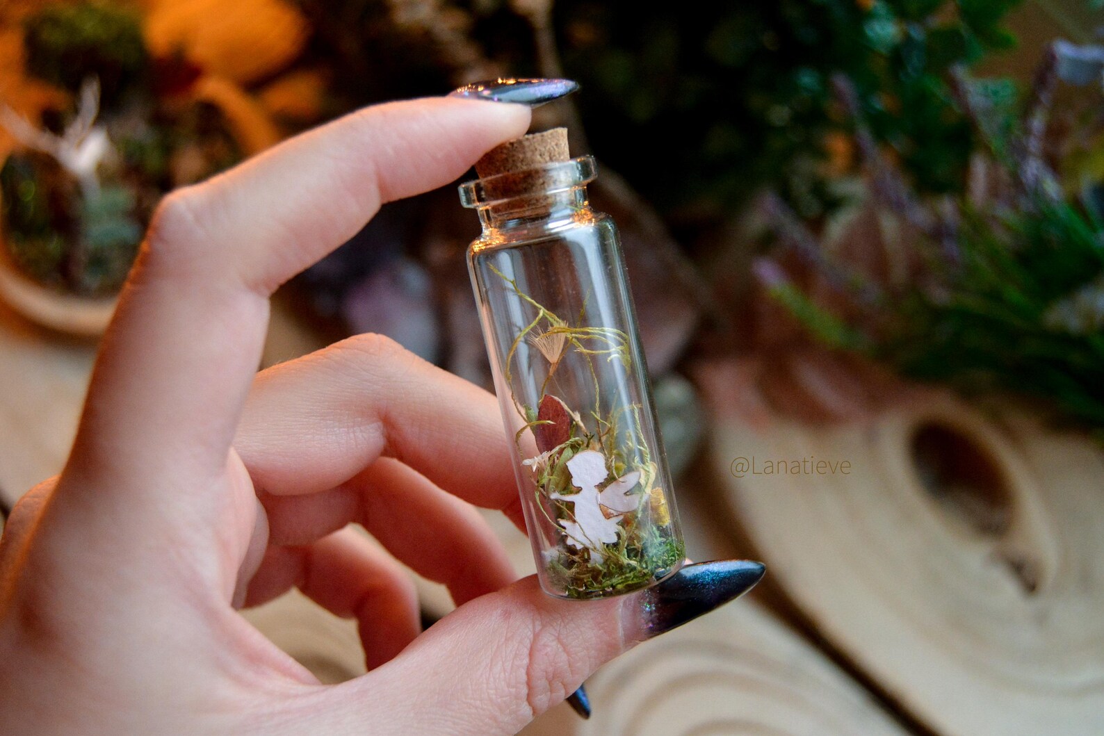 Forest Jar, Nature Jar, Home Decor, Glass Jar, Forest Glass Jar, Glass ...