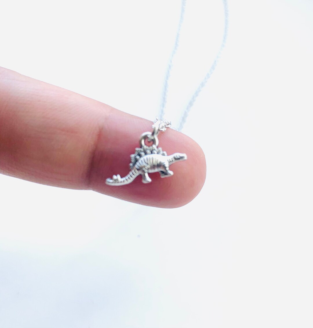 Petit collier pendentif dinosaure pour elle, bijoux délicats, bijoux d ...