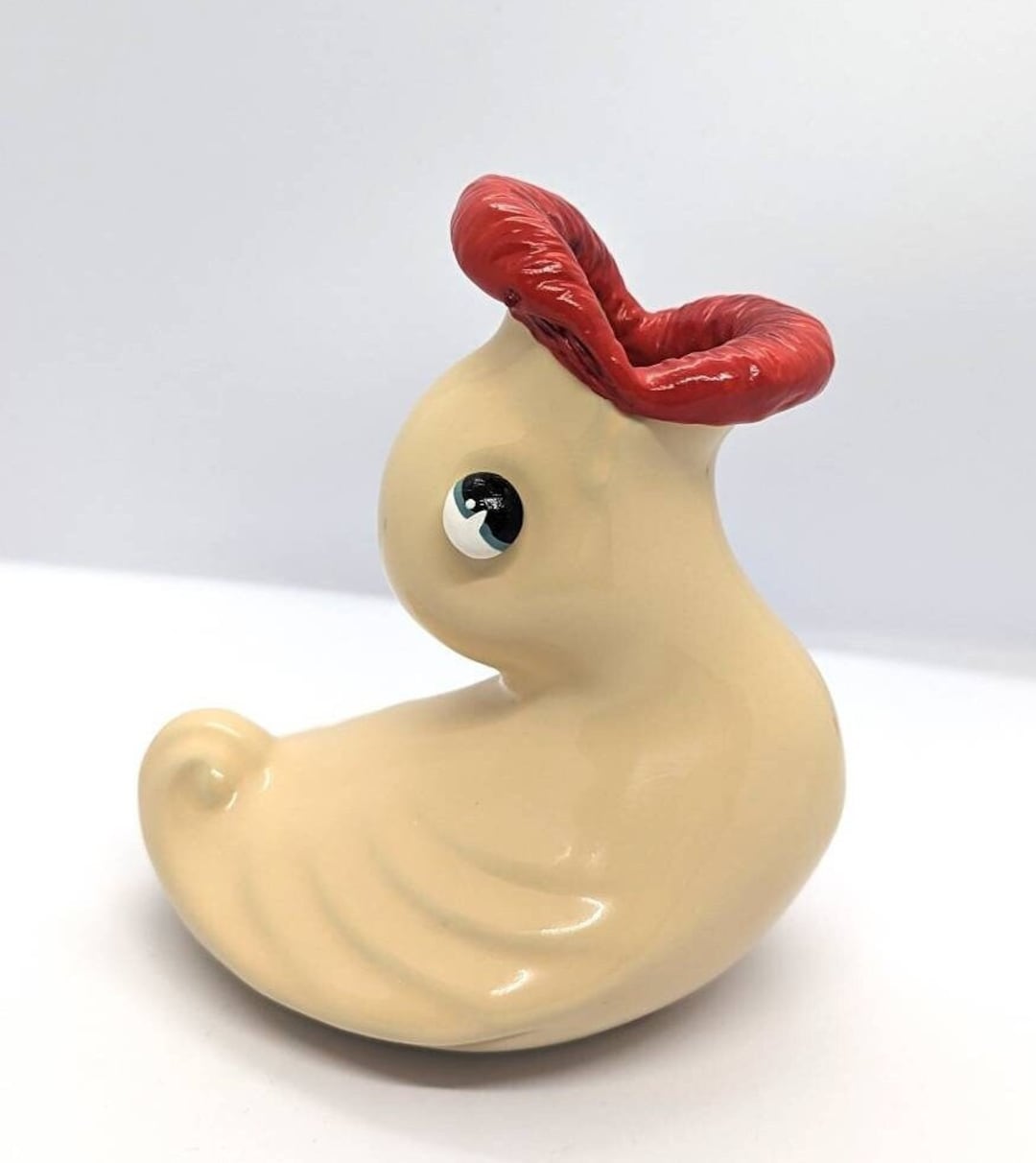 Quirky Duck Lip Ornament: Weird Art Sculpture, Pen Pot - Etsy