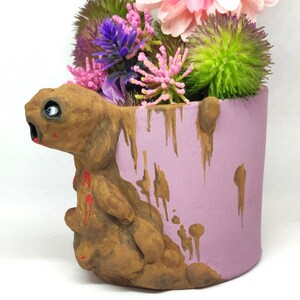 Poop Pot Quirky Small Plant Pot, Weird Pottery, Weird Gift, Unusual ...