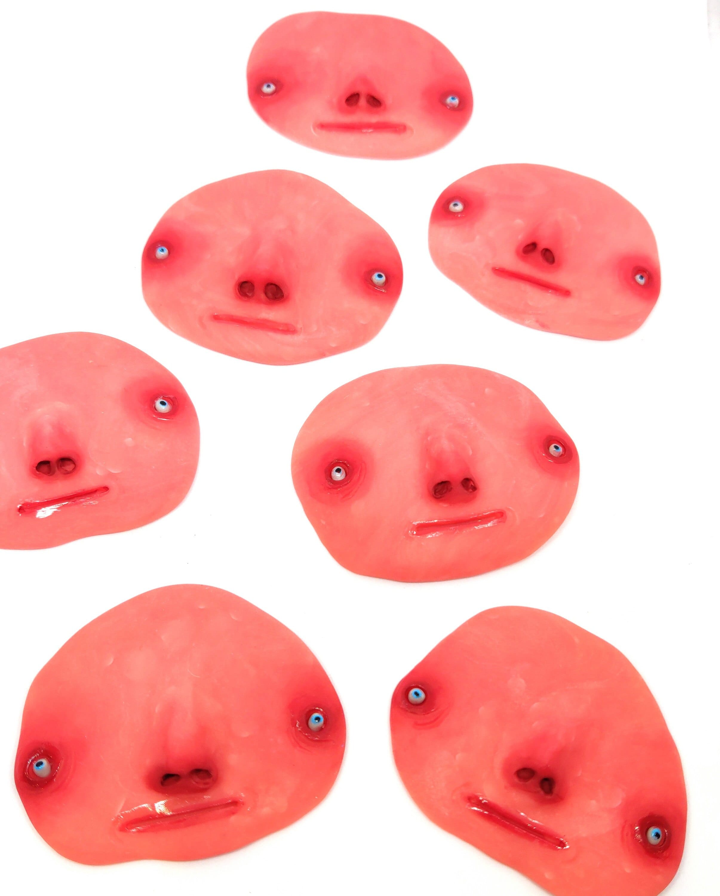 Home & Living sad face art worry unusual gift art sculpture weird gift ...