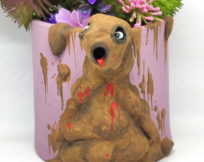 Poop Pot - Quirky Small Plant Pot, Weird Pottery, Weird Gift, Unusual ...