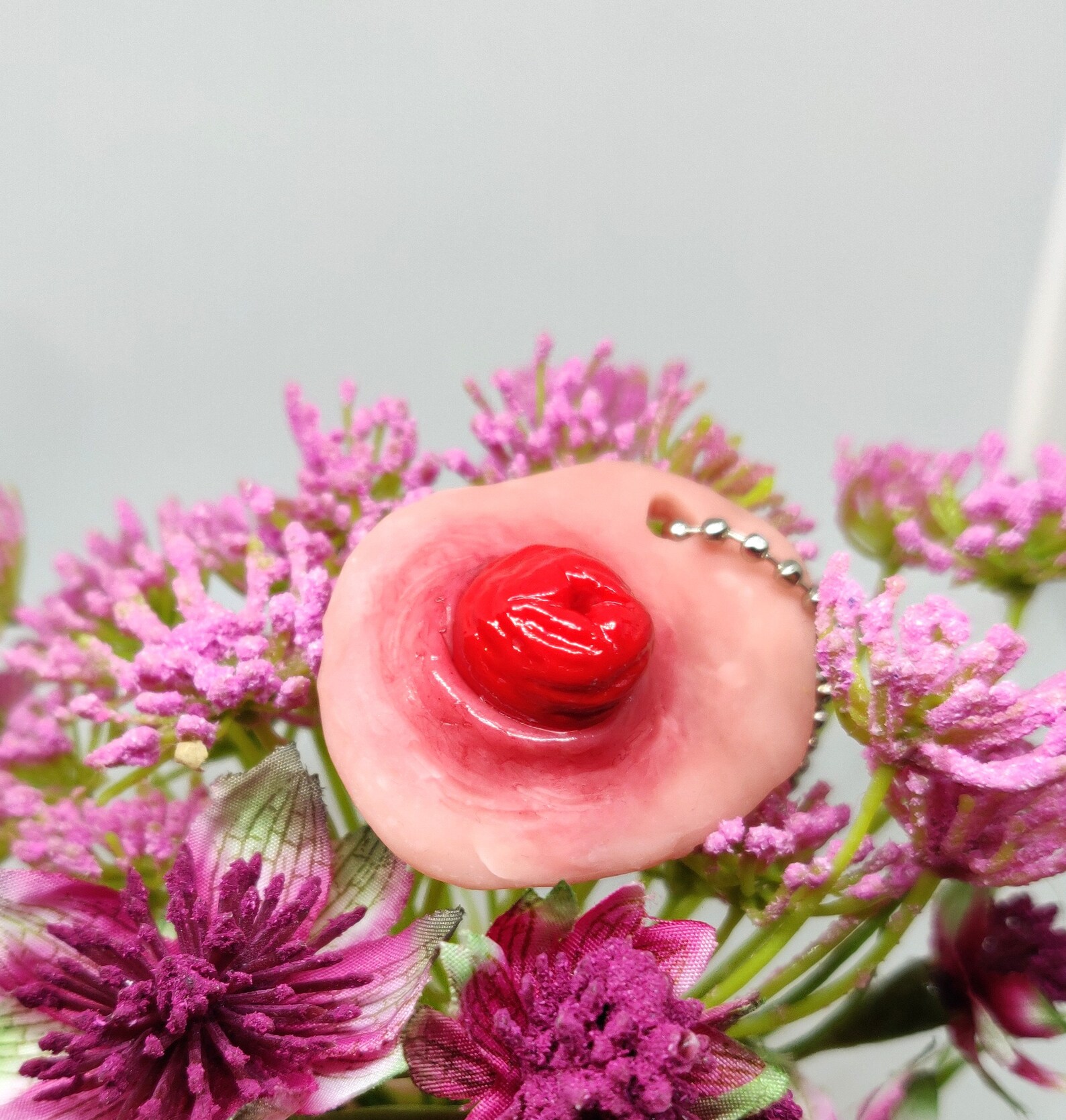 Clay Stoma Keychain: Awareness Gift, Body Acceptance, Stoma Surgery - Etsy