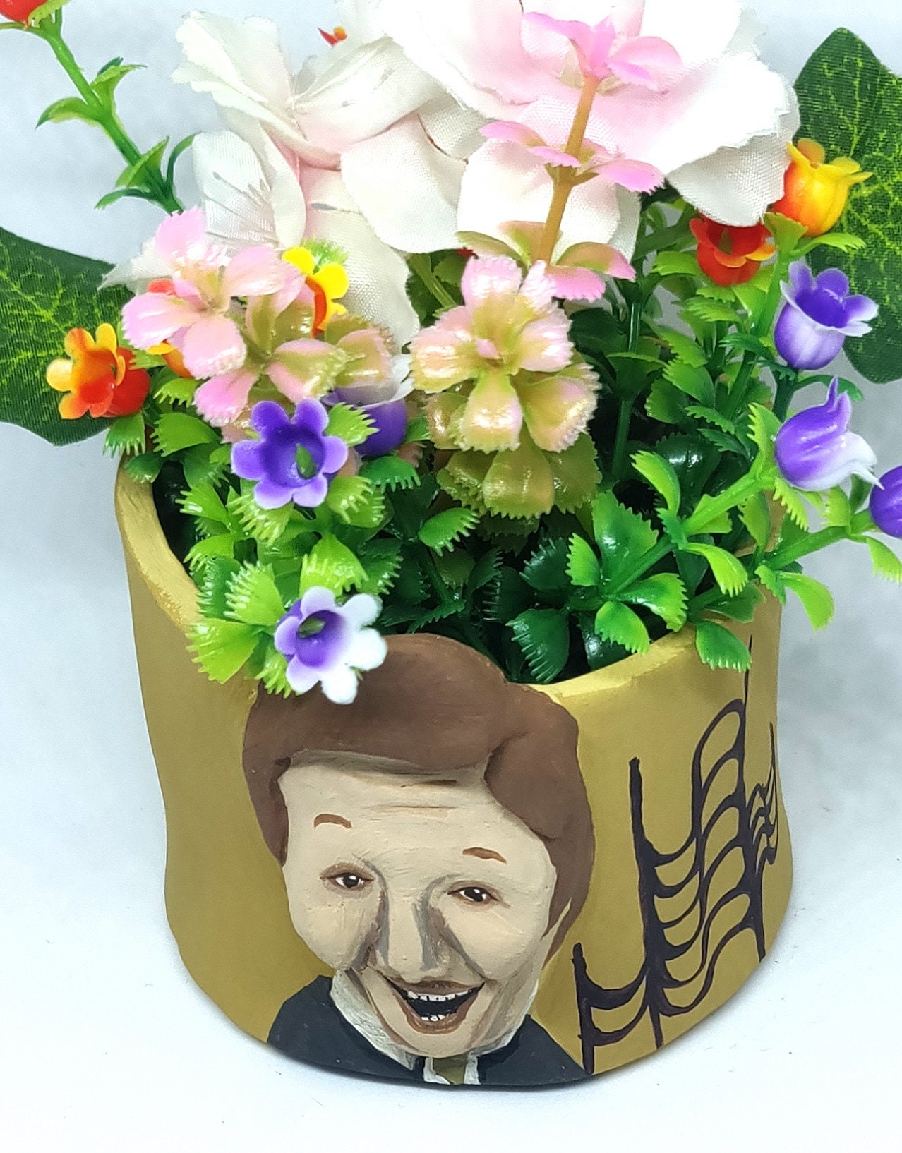 Indoor Planters Home & Living kawaii Trololo man yellow weird planter ...