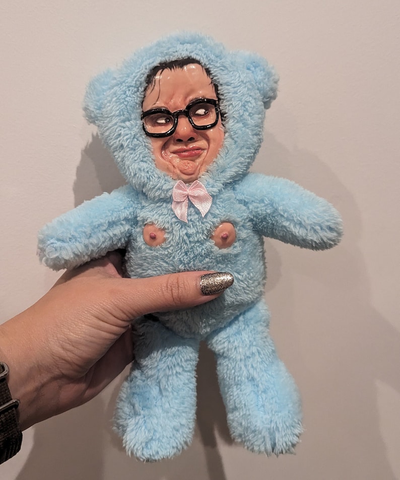 Custom Creepy Bear Art Sculpture: Weirdcore Plush Toy Gift - Etsy