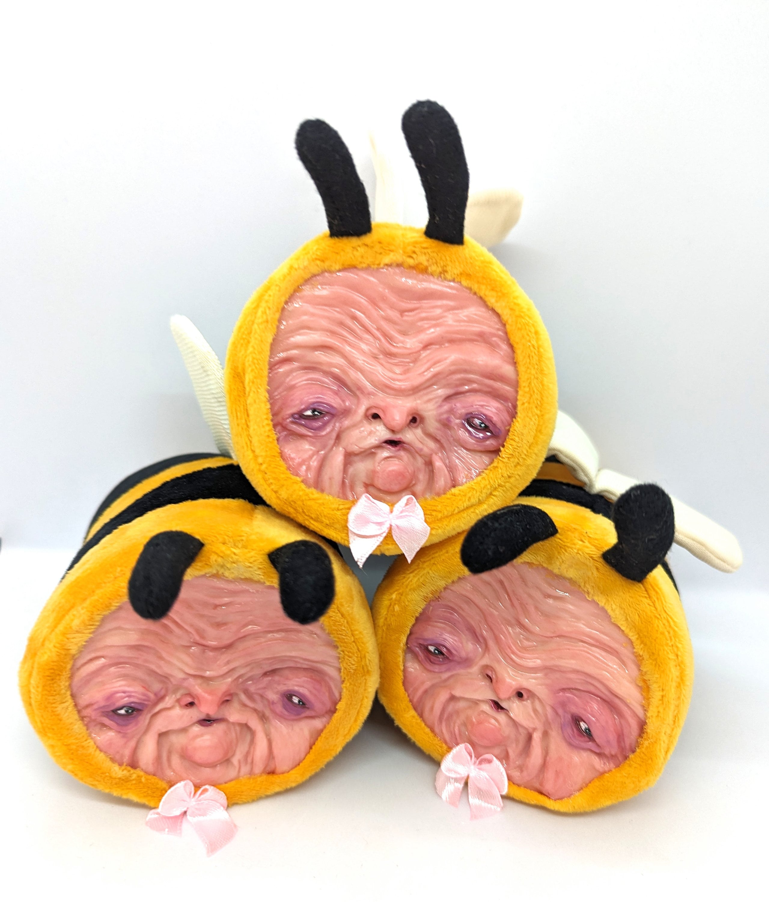 Creepy Bee Plush Art Sculpture: Weirdcore Nightmare Fuel Gift - Etsy ...