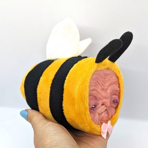 Old Manbaby Bee Plush, Weird Plush Toy Sculpture, Creepy Bear, Weird ...