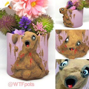 Poop Pot Quirky Small Plant Pot, Weird Pottery, Weird Gift, Unusual ...