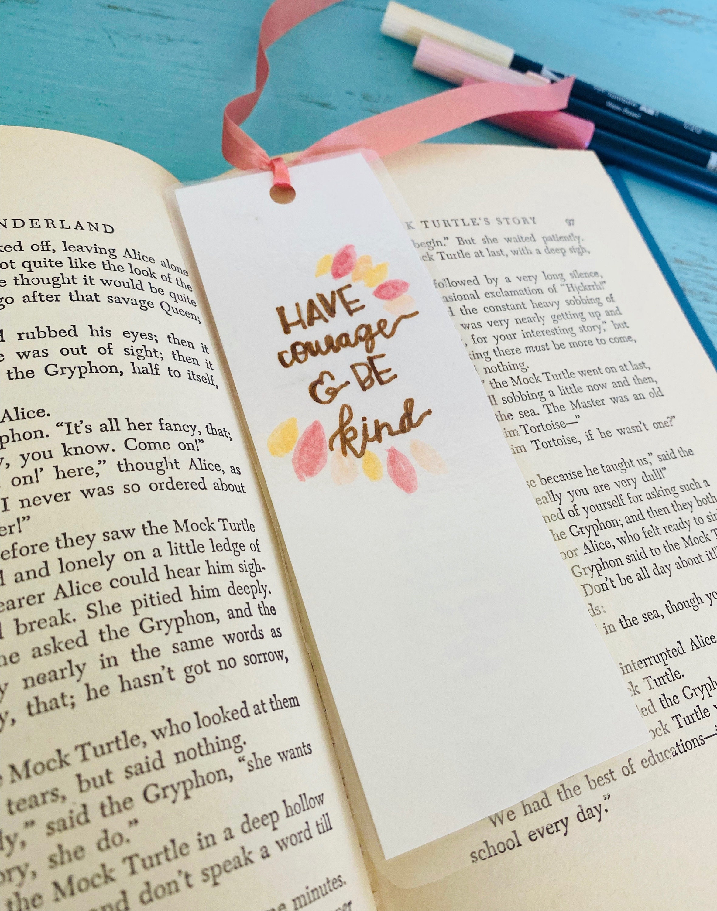 Custom Calligraphy Bookmark - Etsy