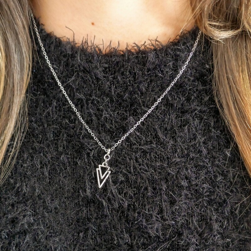 Arrow Spike Necklace - Etsy UK