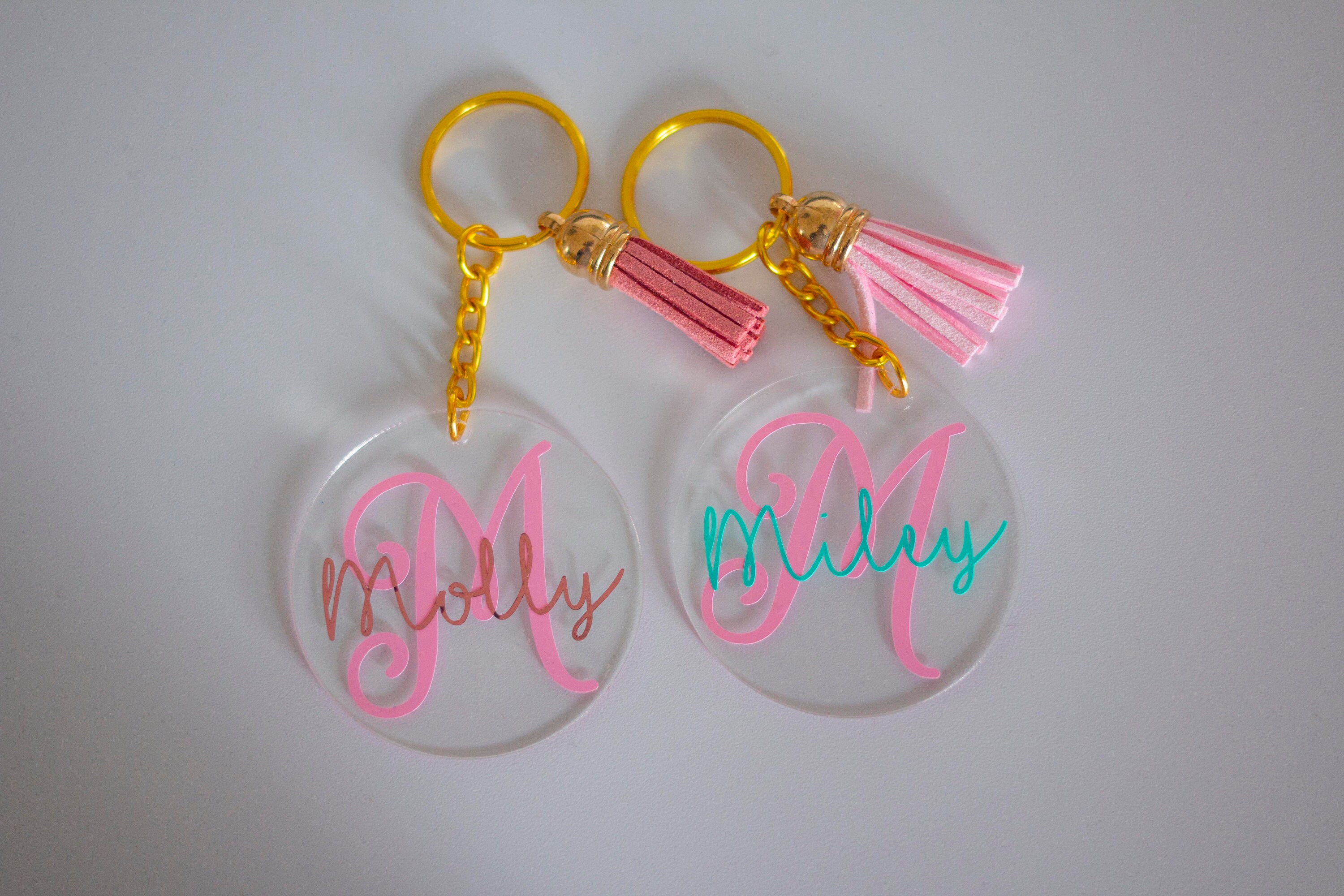 Personalised Keyrings Custom Acrylic Keyring Gifts for Her - Etsy