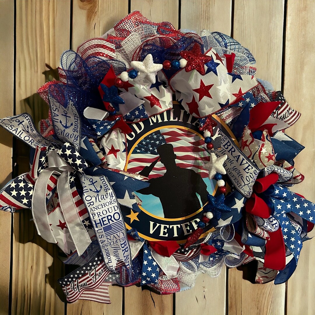 Veteran Wreath - Etsy