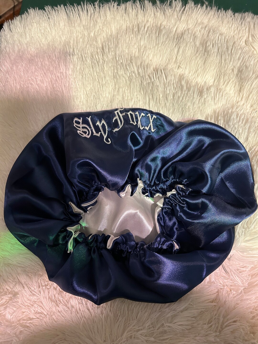 Custom Satin Bonnets With Name Only - Etsy