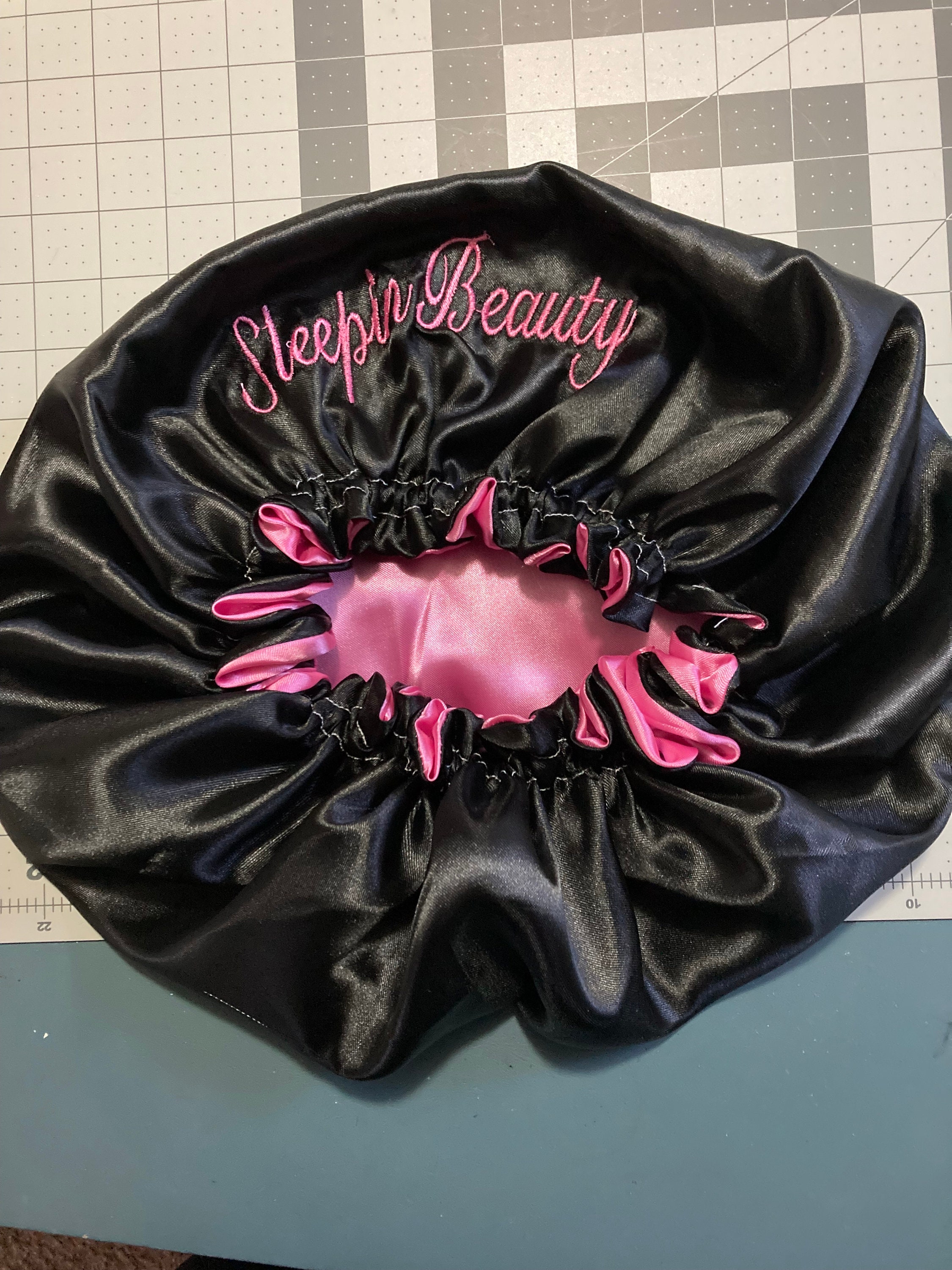 Custom Satin Bonnets With Name Only - Etsy