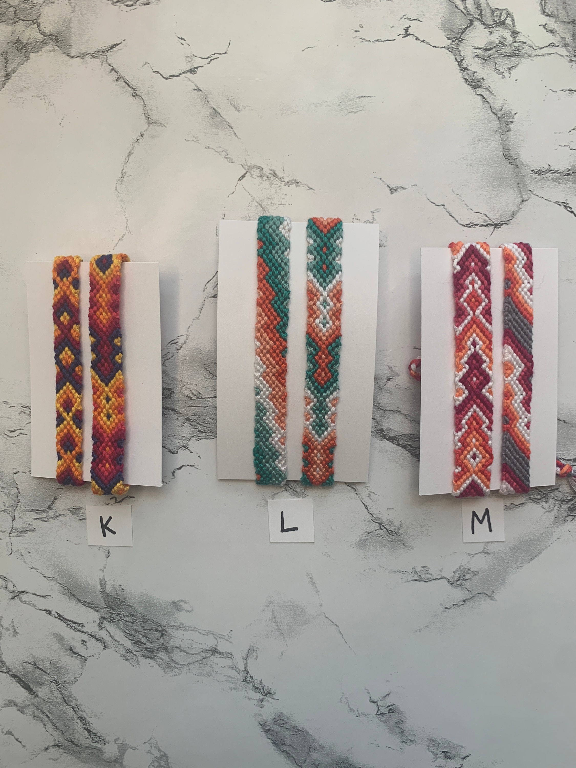 Handmade Friendship Bracelets Bracelet Sets Embroidery Woven Macrame ...