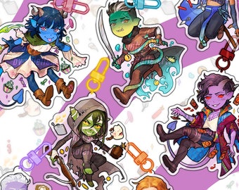 Mighty Nein Stickers - Etsy