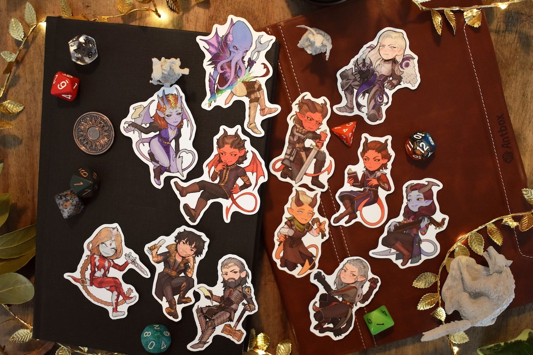 Baldur's Gate III New STICKERS! - Etsy