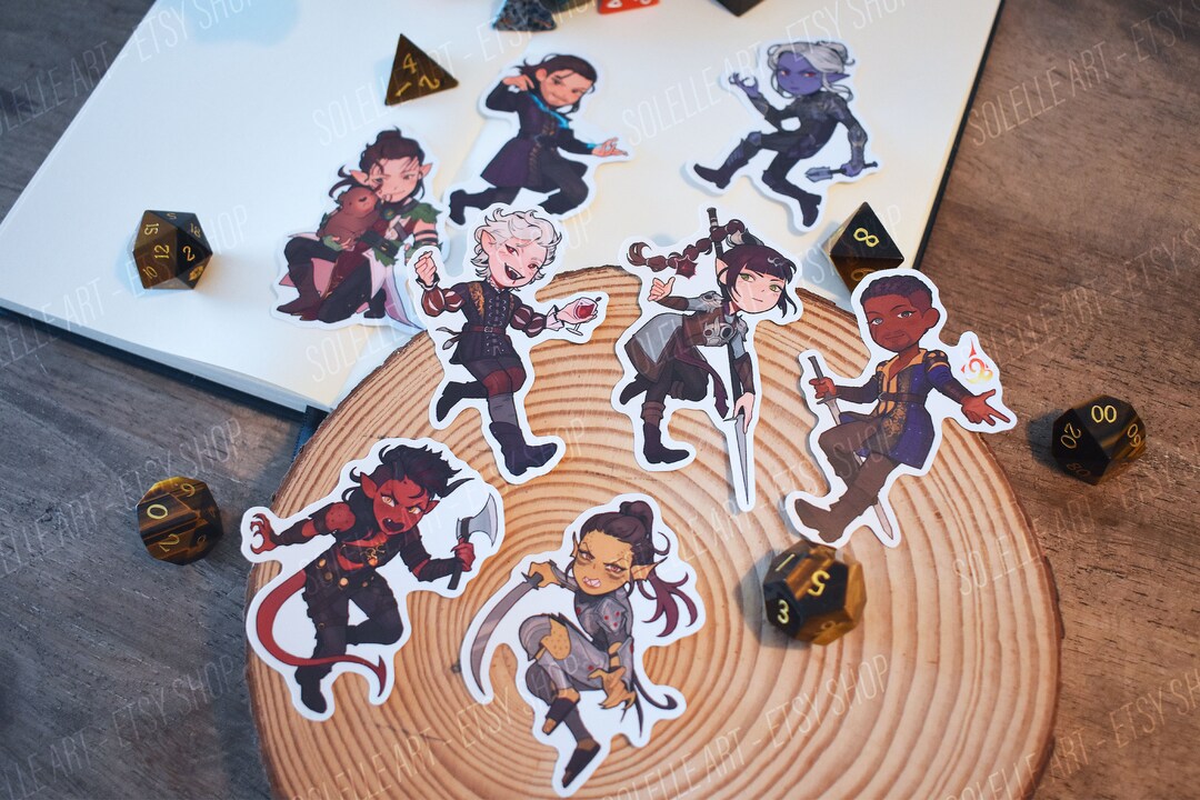 Baldur's Gate III STICKERS - Etsy