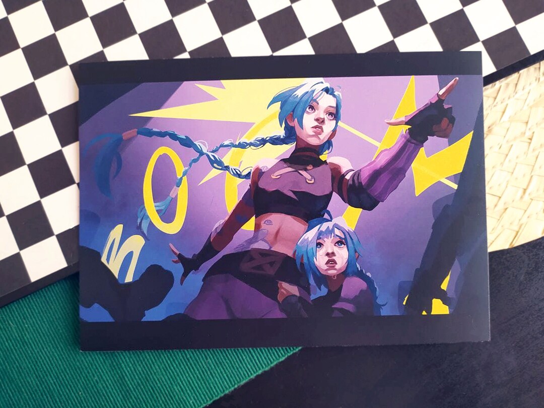 Arcane: Jinx PRINT - Etsy