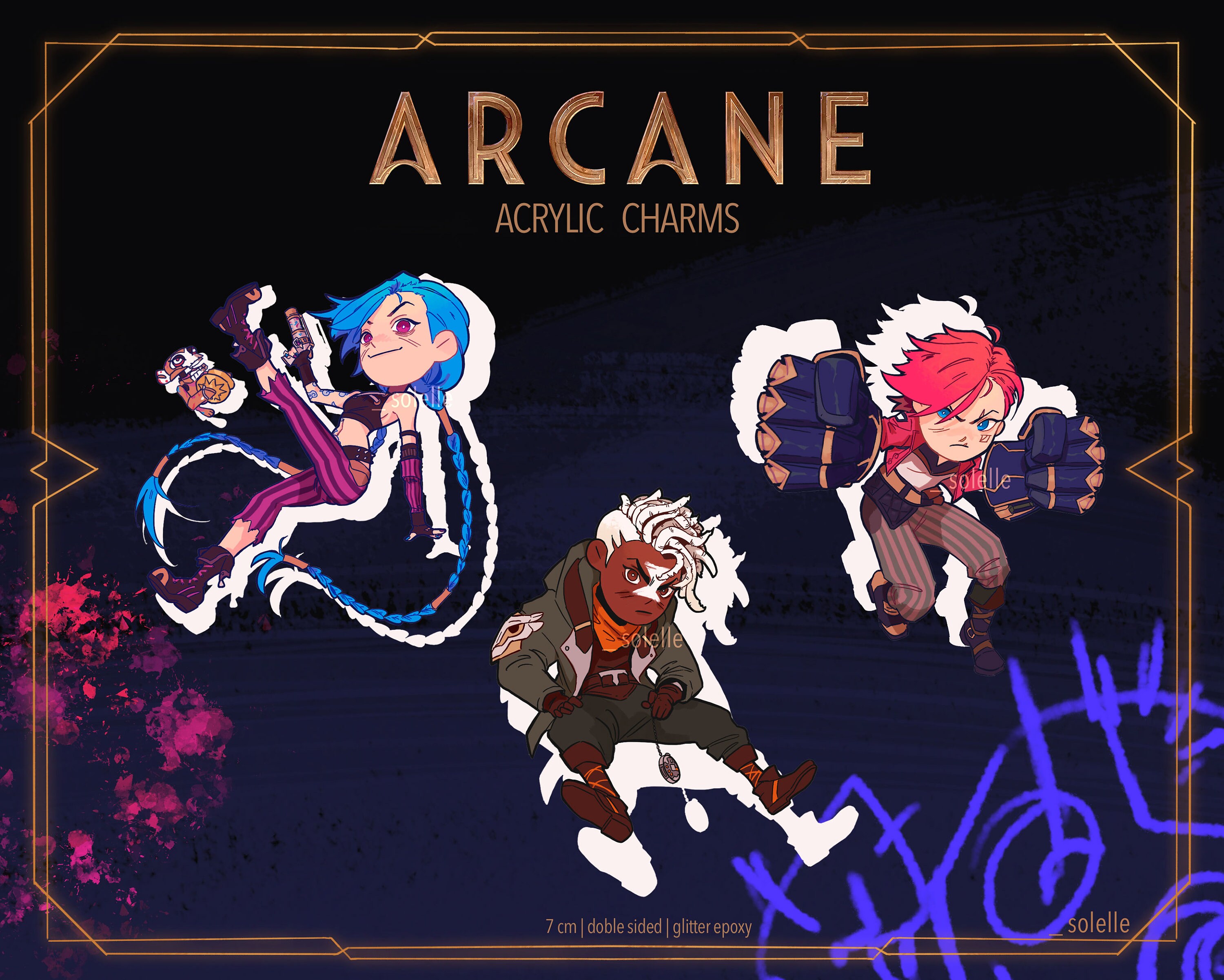 Arcane: Childhood Friends CHARMS - Etsy UK