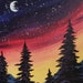 Mountain Sunset Painting Kit by the Brush Bar, Landscape Paint Kit, Art ...
